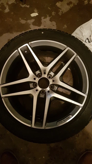 1 X ORIGINAL Mercedes AMG Alufelge A 2224010100 9,5 J x 19 H2 ET 38 ...