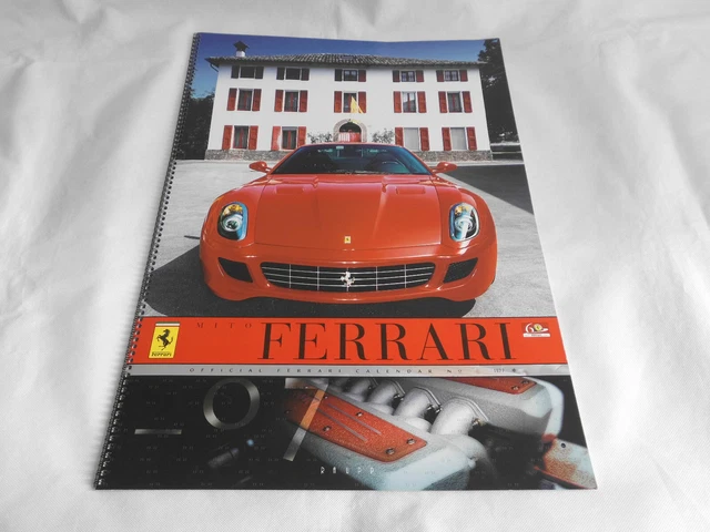 2007 OFFICIAL SCUDERIA Ferrari Calendar Kalender in XXL Limitiert von ...