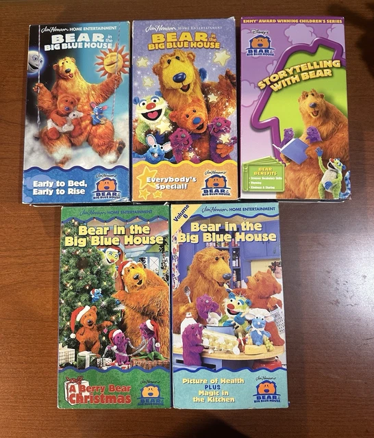 LOT (5) BEAR In Big Blue House RARE VHS £37.66 - PicClick UK