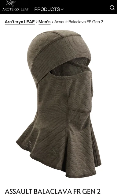 ARCTERYX LEAF BALACLAVA S/M Ranger Green brand new with tag TRUSTED ...