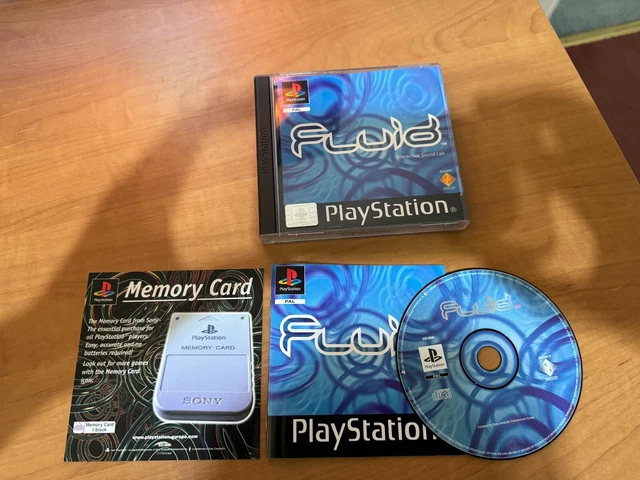 FLUID PS1 PLAYSTATION One - Black Label PAL UK - Complete CIB £24.99 ...