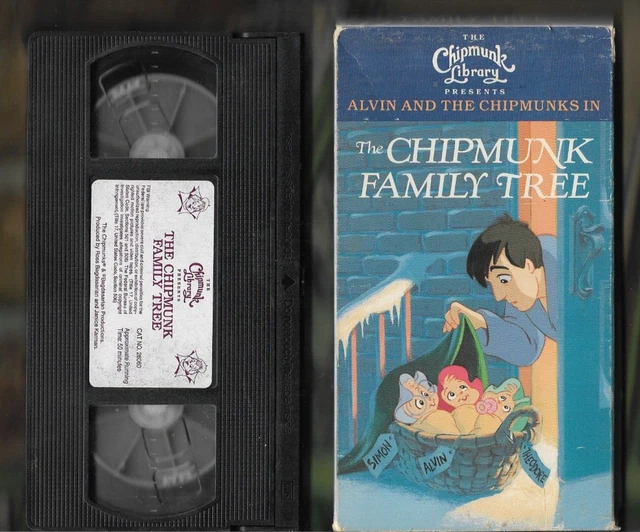 ALVIN AND THE CHIPMUNKS THE CHIPMUNK FAMILY TREE Chipmunk Library 1983 ...