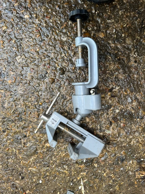 WORKZONE TABLE VICE Fully Adjustable 360° Swivel Tabletop Clamp jeweller’s £2.00 - PicClick UK