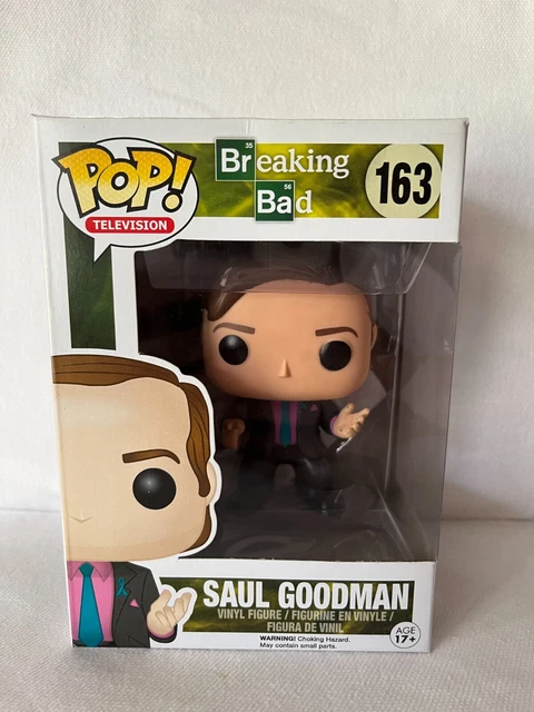 FUNKO POP! TELEVISION Breaking Bad SAUL GOODMAN Pop Vinyl Figure #163 ...