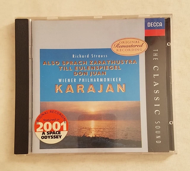CD RICHARD STRAUSS Also sprach Zarathustra Von Karajan EUR 4,50 - PicClick FR