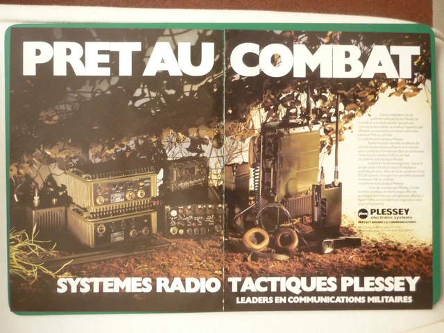 5/1982 PUB PLESSEY Electronic Systems Hf Tactical Radio Ecm/Eccm French ...