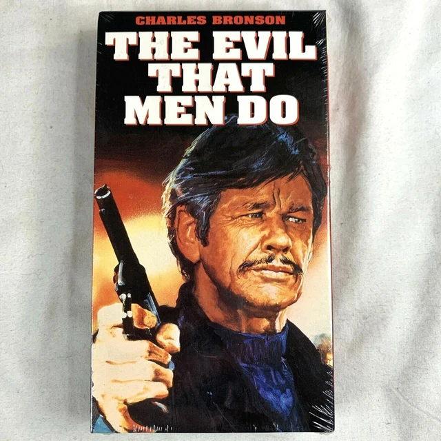 THE EVIL THAT Men Do VHS Charles Bronson 1995 Release TriStar Sealed £9 ...
