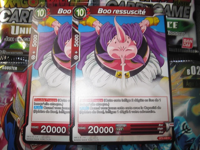 DRAGON BALL SUPER Boo Ressuscite Playset (Lot De 2) Bt2-028 Uc Fr Neuf EUR 1,79 - PicClick FR