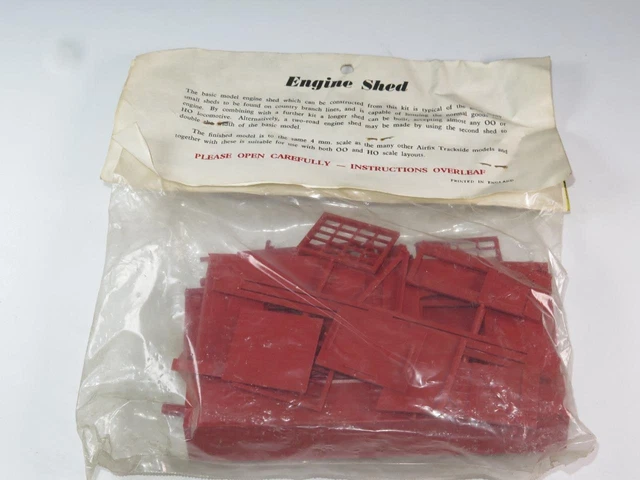 VINTAGE AIRFIX HO / Oo Modélisme Ferroviaire Kit Engine Shed Démantelé ...