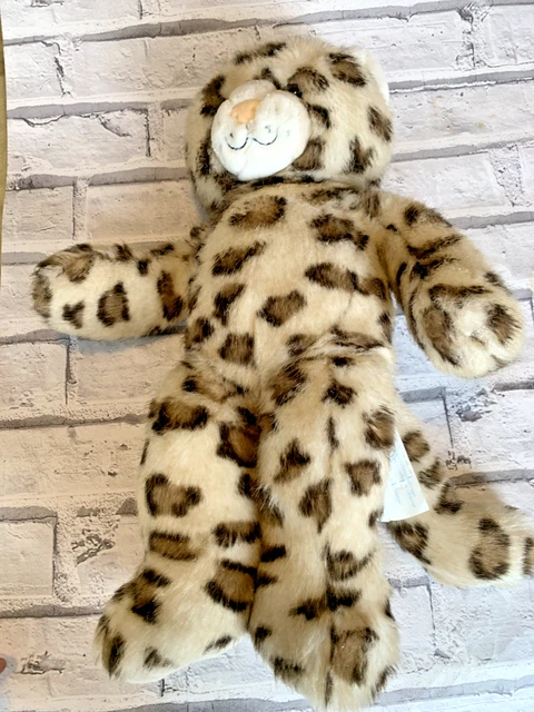 BUILD A BEAR vintage sparkly snow leopard teddy plush Christmas BABW ...