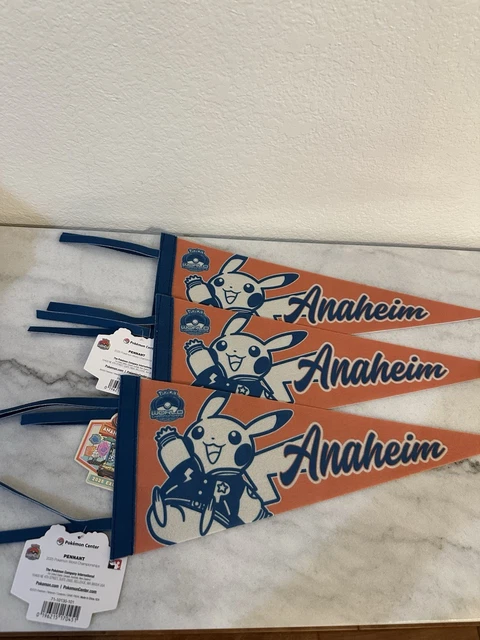 POKEMON WORLD CHAMPIONSHIPS 2025 Anaheim Worlds Exclusive Flag Pennant ...