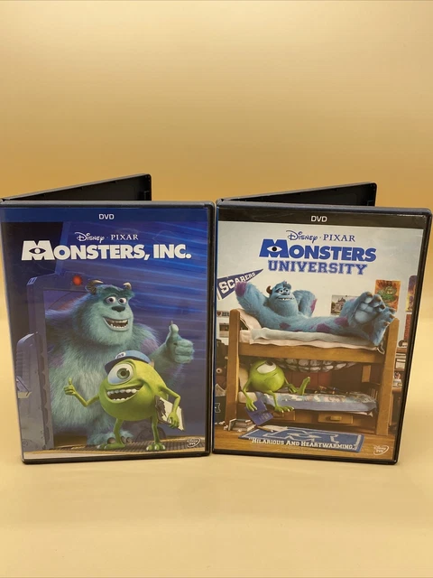 DISNEY'S MONSTERS INC & Monsters University Movies on DVD - Pixar £5.29 ...