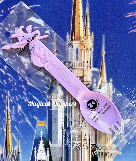 DISNEY PARKS 2022 Epcot Festival Of The Arts Figment Spork £19.81 ...