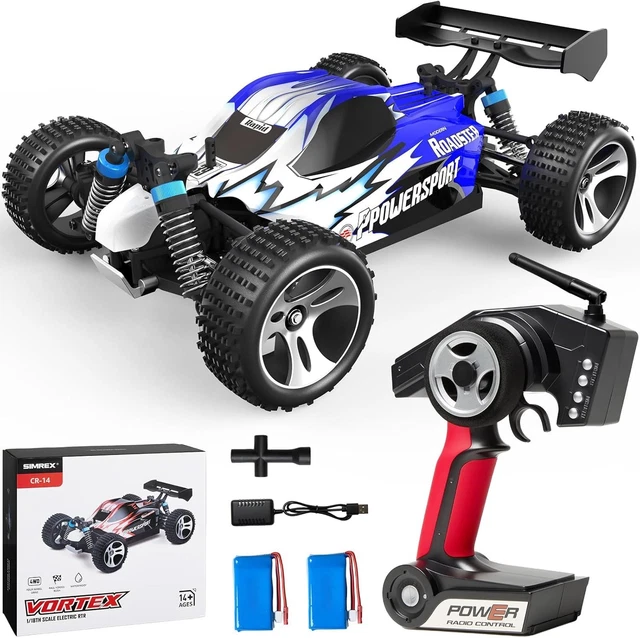 1:18 SCALE ALL-TERRAIN Remote Control Car, 45 km/h, 4WD/ 2.4 GHz Remote ...