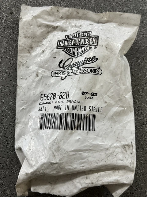 SUPPORTO SCARICO EXHAUST Bracket FRT FXR Harley-Davidson DYNA 65670-82b ...