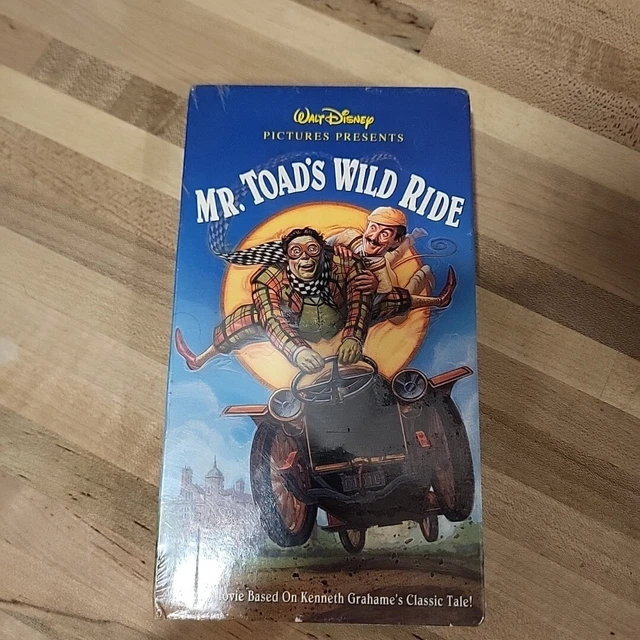 WALT DISNEY PICTURES Presents VHS Video Mr. Toads Wild Ride New In ...
