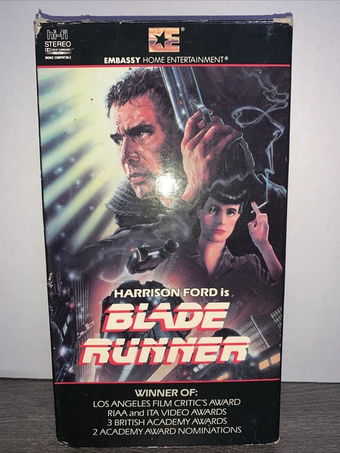 VINTAGE 1982 BLADE Runner VHS Harrison Ford £6.31 - PicClick UK