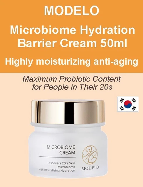 MODELO MICROBIOME HYDRATION Barrier Cream 50ml highly moisturizing anti ...