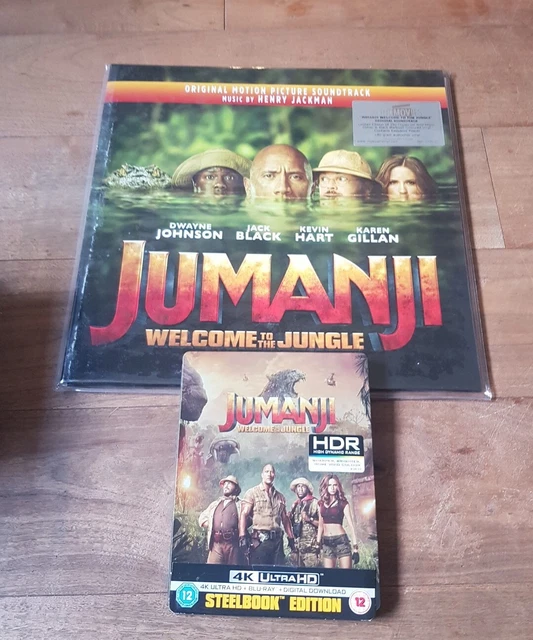 JUMANJI: WELCOME TO The Jungle Vinyl + 4k Steelbook EUR 70,04 - PicClick IT