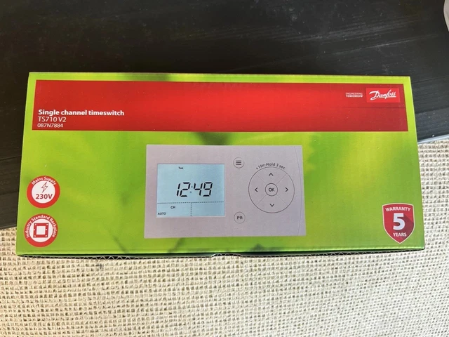 DANFOSS SINGLE CHANNEL Timer TS710 Timer V2 £21.50 - PicClick UK