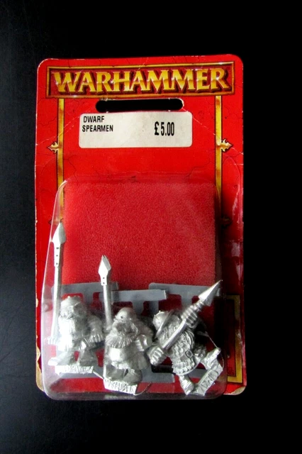 OOP CITADEL / Warhammer / Marauder Metal MB1 Imperial Dwarf Regiment Spear BNIB £59.99 - PicClick UK