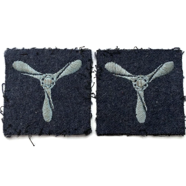 WW2 ROYAL AIR Force RAF Senior Aircraftman Cloth Insignia Rank Badge ...