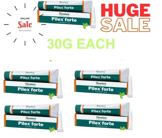 HIMALAYA PILEX FORTE Ointment Relief From Haemorrhoid PILES Itching 5 ...