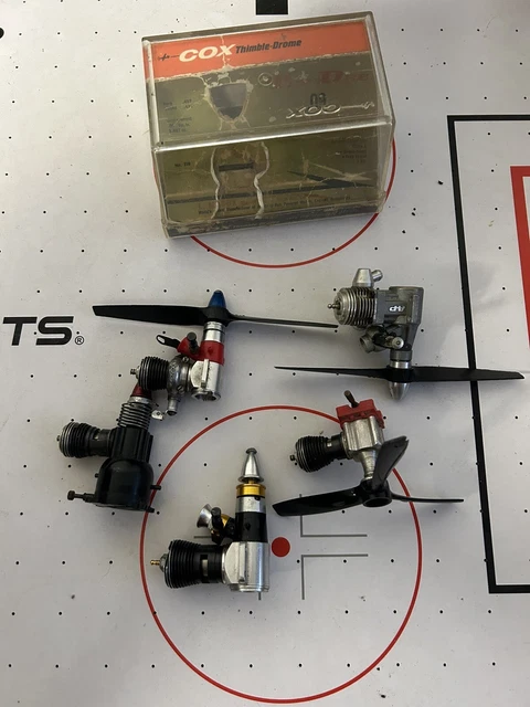 VINTAGE MOSTLY COX RC Airplane And Car Engine Parts Lot $150.00 ...