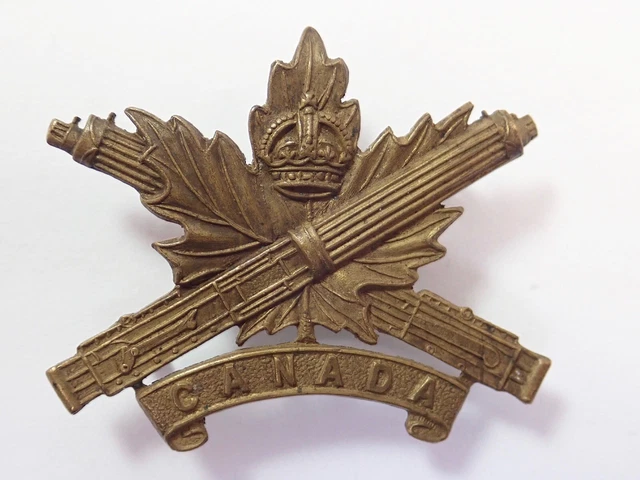 CANADA: MACHINE GUN Corps original WW1 Cap Badge. £34.00 - PicClick UK