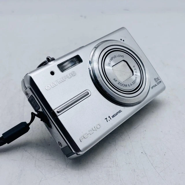 OLYMPUS FE-240 COMPACT Digital Camera 7.1MP Tested Working from Japan ...