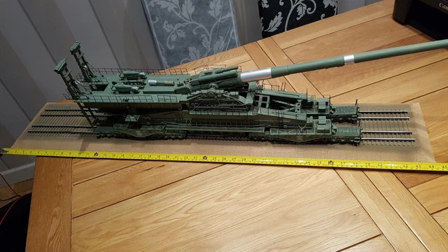 WWII GERMAN RAILWAY Gun. Dora. 1:72 Built Model. £182.00 - PicClick UK