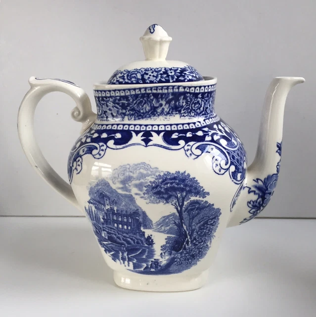 KAFFEEKANNE CAMBRIDGE CASTILLO blue Petrus Regout Maastricht Royal ...