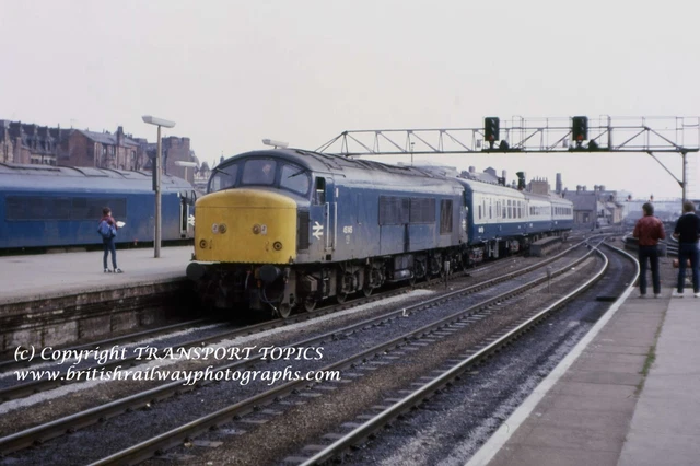 DIESEL RAILWAY PHOTO CLASS 45 PEAK # 45145 Leeds 21-04-1984 - Transport ...