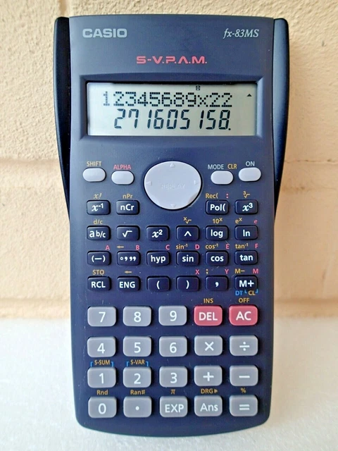 CASIO FX-83MS SCIENTIFIC Calculator £7.95 - PicClick UK