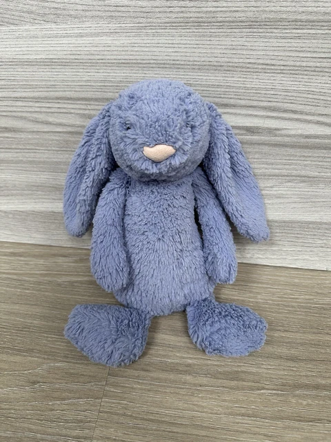 JELLYCAT MEDIUM BASHFUL Bluebell Bunny Rabbit Plush Well Loved ...