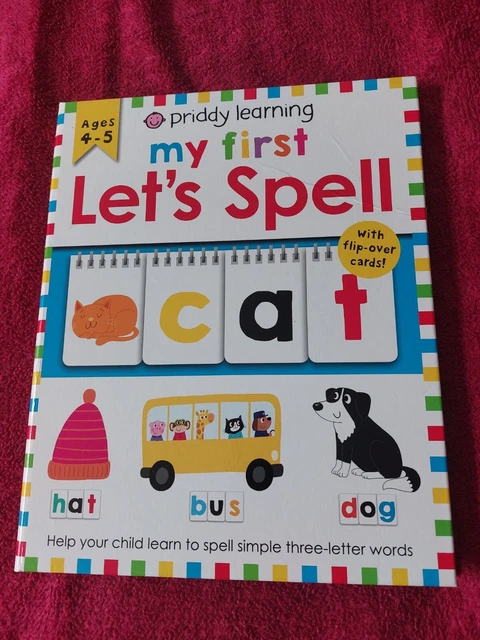 PRIDDY LEARNING MY First Let's Spell Board Book 4/5 yrs Educational EUR ...