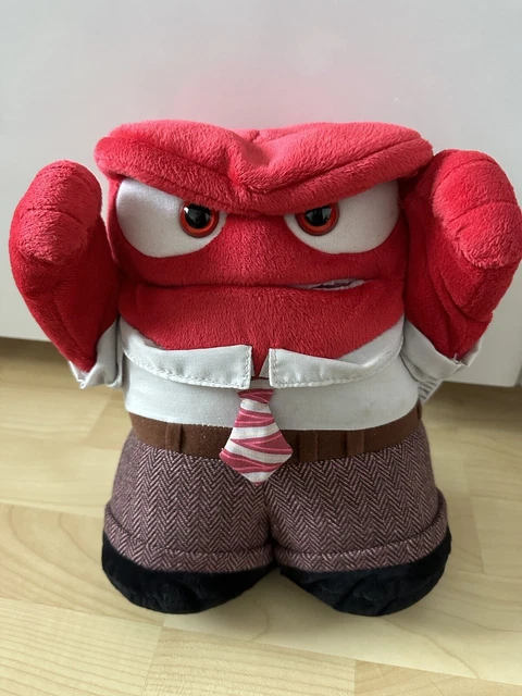 DISNEY PIXAR INSIDE Out Anger 10” Soft Plush Toy - Talking Mechanism ...