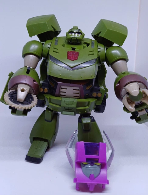 TRANSFORMERS ANIMATED LEADER Class Bulkhead With Headmaster Not ...