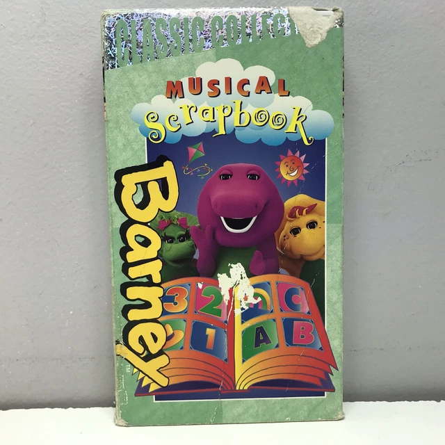 BARNEY MUSICAL SCRAPBOOK VHS Video Tape Classic Collection Song BUY 2 ...