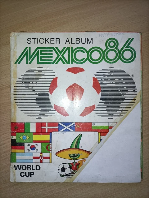 MEXICO '86 WORLD Cup Panini Football Sticker Album 100% Complete £75.00 ...