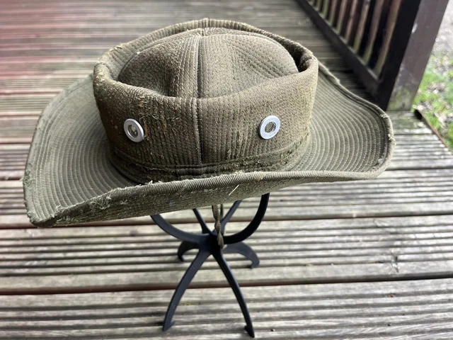 VIETNAM WAR BUSH Boonie Cowboy Hat Vietnamese Patch Us Army Advisor ...