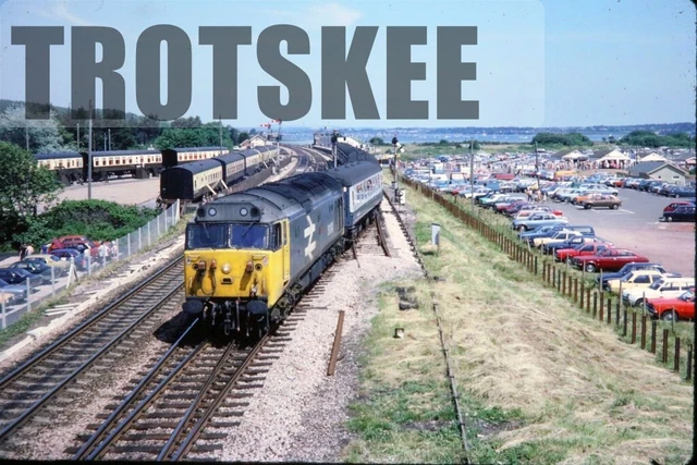 35MM SLIDE BR British Railways Diesel Loco Class 50 50004 Dawlish ...