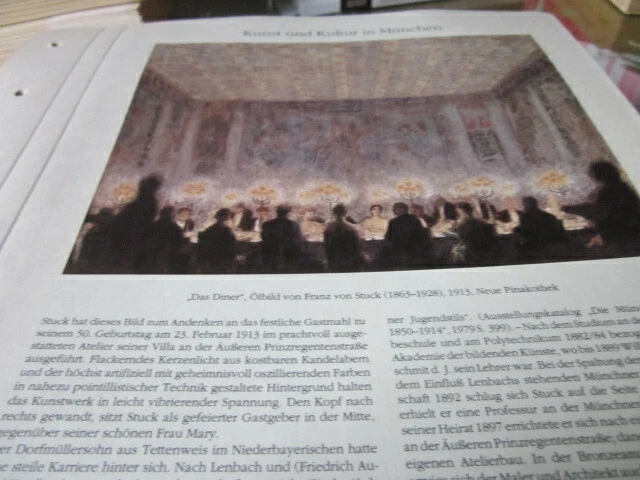 MÜNCHEN ARCHIV N 4016 Das Diner Franz von Stuck 1913 EUR 5,07 - PicClick DE