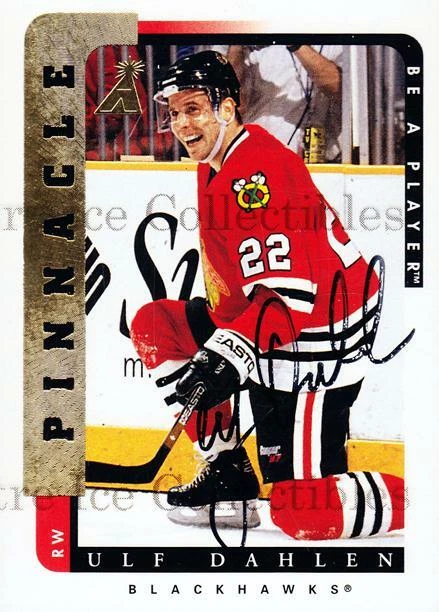 1996-97 BE A Player Auto #35 Ulf Dahlen $5.00 - PicClick CA