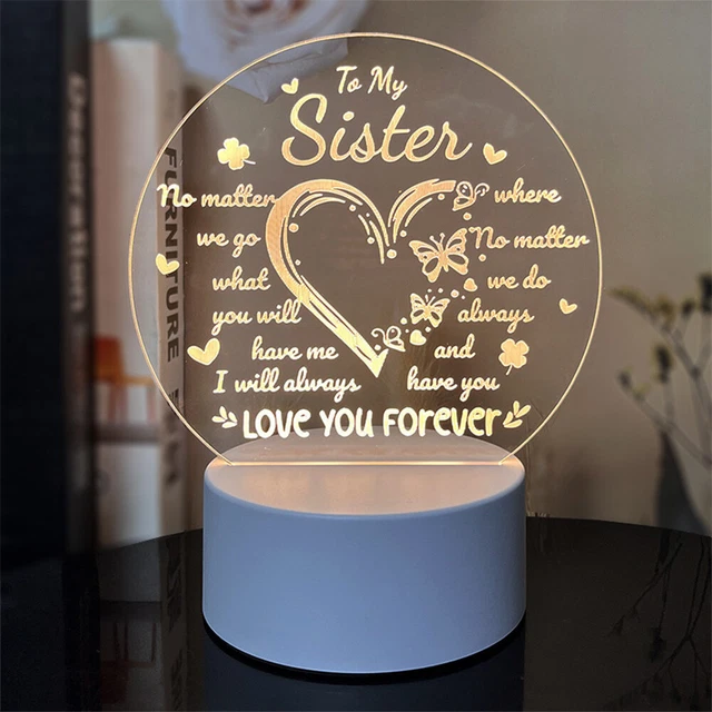 INSPIRATIONAL LED LIGHT Mum Gifts From Daughter Son Best Friend ...