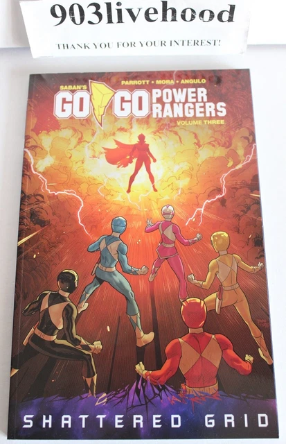 BOOM SABAN'S GO Go Power Rangers Shattered Grid Tpb Trade Graphic Gn Vf ...