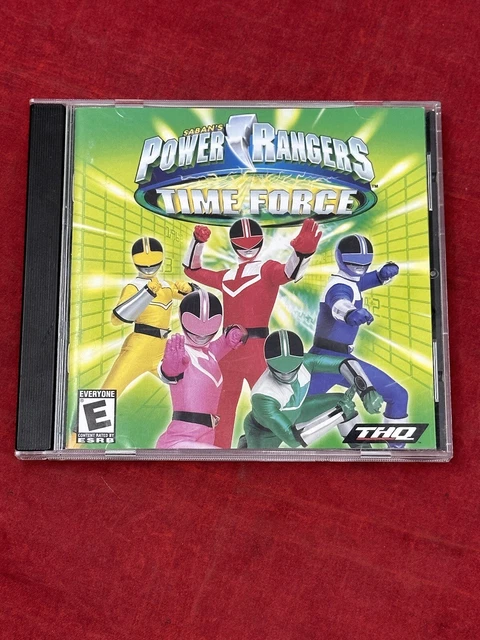 POWER RANGERS TIME Force THQ PC Video Game VTG 2001 w/ Case & Manual ...