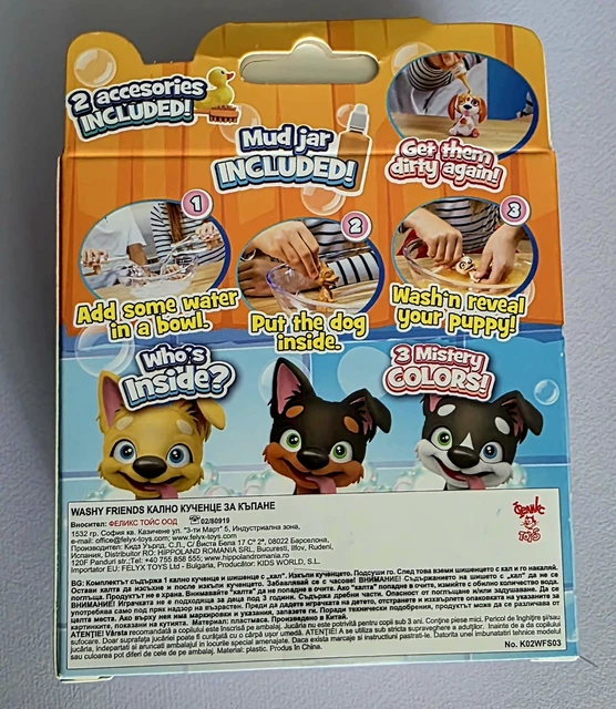 WASHY FRIENDS MYSTERY Surprise Dog Toy with Surprise Inside £7.59 ...
