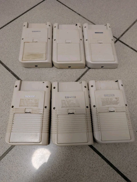 6 NINTENDO GAMEBOY Classic Gehäuse Konsole Game Boy Handheld DMG01 ...