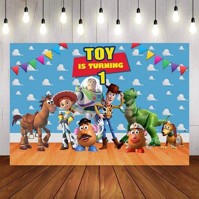 CUSTOMIZE PHOTOGRAPHY BACKDROPS Cartoon Story Candy Kids Birthday Party ...